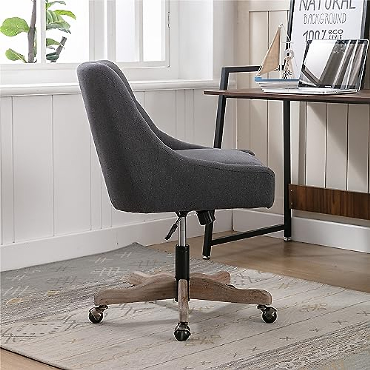 OPSREY Swivel Shell Chair for Living Room/ Modern Leisure Office Chair