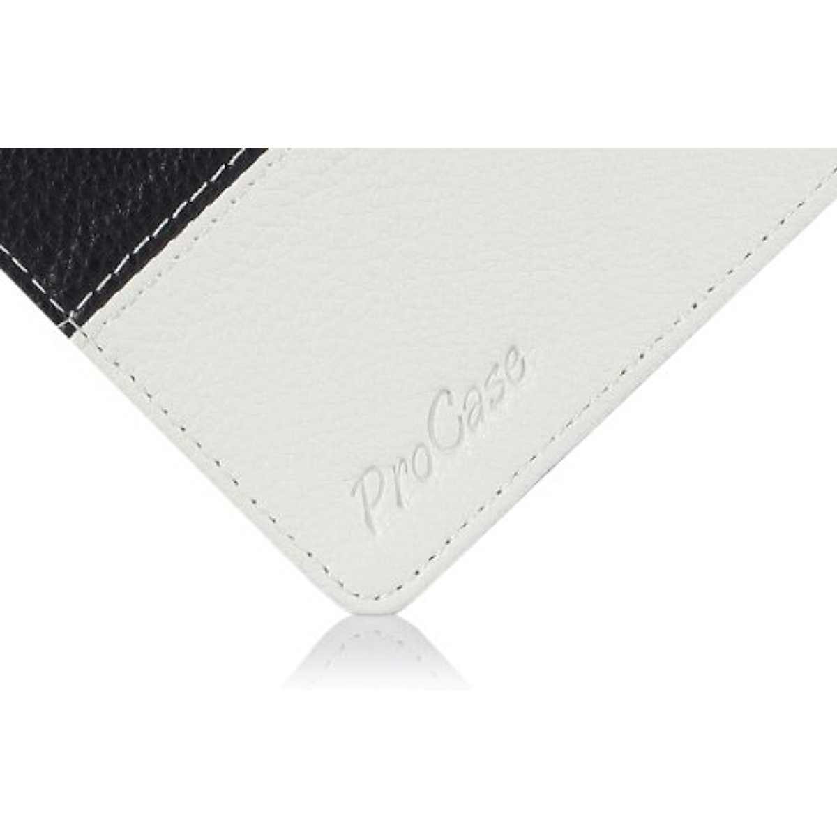 ProCase for Microsoft Surface 3 Case - Premium Folio Cover for Microsoft Surface 3 (10.8")(2015 Release), Built-in Stand with Multiple Viewing Angles, Exclusive for Surface 3 10.8 inch (White/Black)