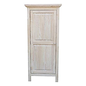 IC International Concepts Single Jelly Cabinet, 51-Inch, Unfinished