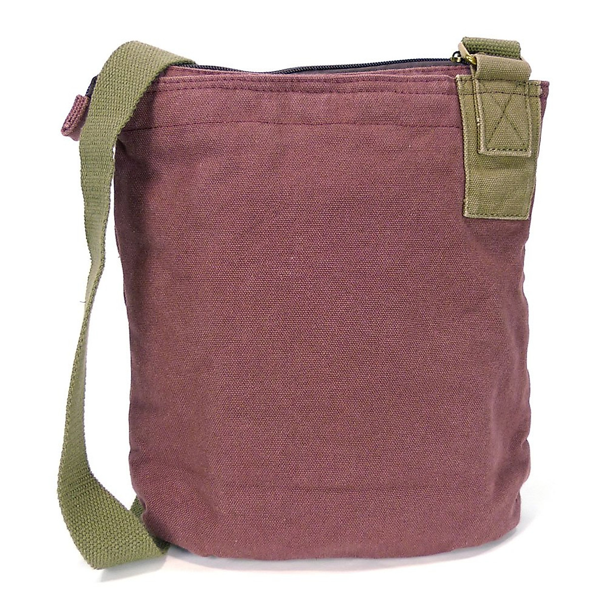 CHALA Patch Cross-Body Women Handbag, Canvas Messenger Bag - Mauve (Giraffe)