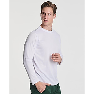 3 Pack Mens Fishing Sun Long Sleeve T-Shirt Mesh Workout Dry Fit Gym Tee Casual Athletic Active Casual Wicking Exercise Running Sport Hiking Training Top UPF