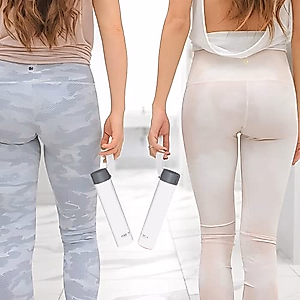 The Asobu Skinny Mini 7.8 oz Fashionable Double Walled Stainless Steel Insulated Pocket Sized Flask (White)