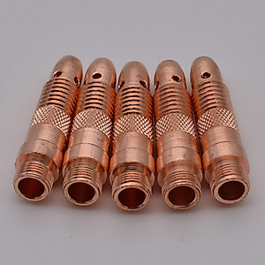 10Pcs Collet Body 10N32 (3/32") & Collet 10N24 (3/32") Consumables KIT for TIG Welding Torch 17, 18 and 26