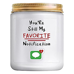 Funny Birthday Gifts for Women Men, Romantic Anniversary for Him Her Boyfriend Girlfriend Wife Husband Couples Best Friends BFF Bestie Lavender Christmas Valentines Day Candle Present