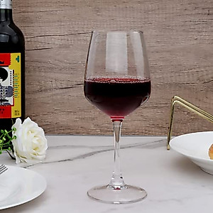 Cadamada Wine Glasses,12oz Red Wine Glasses,for Red or White Wine, High-end Banquet, Party, Bar, Wedding, Gift (16 pcs)