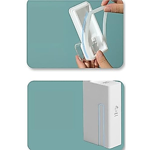 LEASON Atomizer Bottle Laundry Detergent Sub-Bottle 1000ml Large-Capacity and Washing Powder Softener Detergent Empty Bottle Refillable (Color : White)