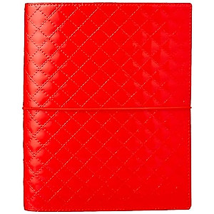 Filofax A5 Domino Luxe Organiser - Red