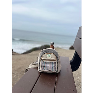 Small hemp backpack, himalayan hemp backpack, festival backpack, hiking backpack