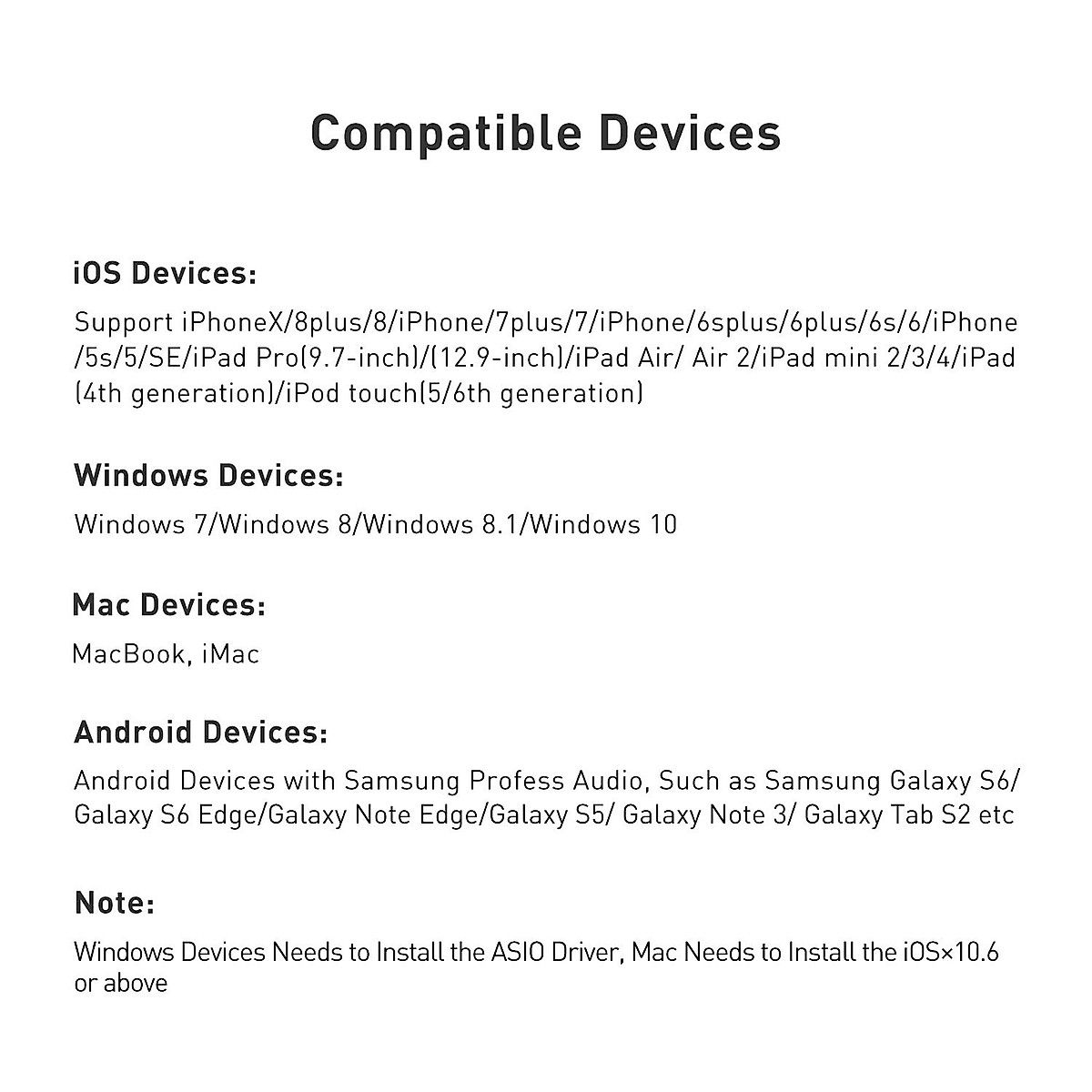 USB Audio Interface，MeloAudio TS MINI compact Instrument/Microphone Audio Interface for iPhone, iPad，Android Devices, Mac and PC