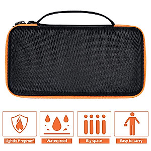 Khanka Hard Tools Case Replacement for Klein Tools ET310 Tool AC Circuit Breaker kit, Storage Hard Case with Zipper Mesh Pocket for Circuit Breaker Finder Accessory Kit, Case Only