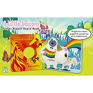 A Little Unicorn Finger Puppet Board Book, Mythical & Magical Book for Baby Unicorn Lovers Ages 1-4
