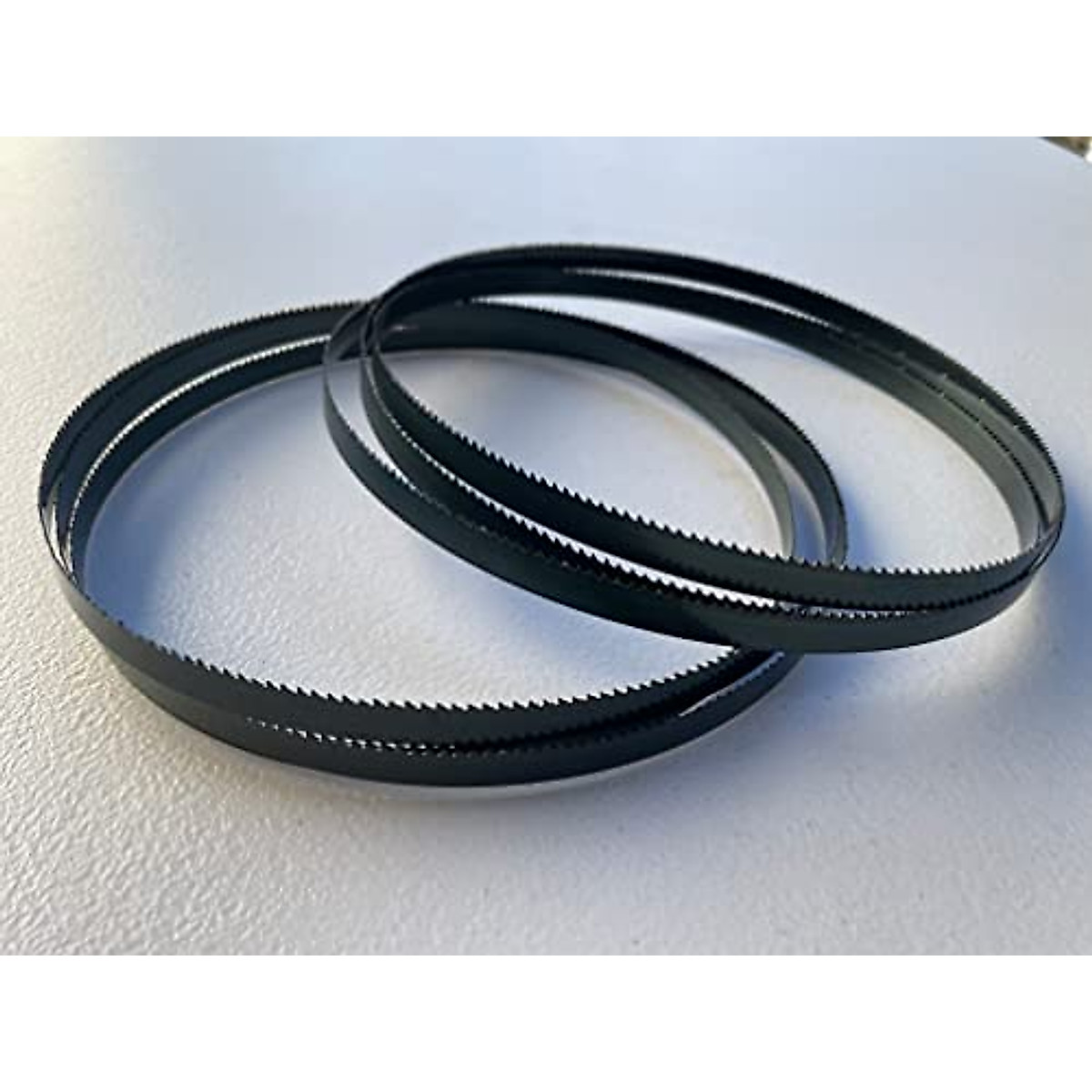 AYAO Pack of 2 Band Saw Blades 62 Inch X 3/8 Inch X 10TPI to fit Powertec BS900, Wen 3939T,Ryobi RBS904, Harbor Freight, Craftsman 9" Band Saws