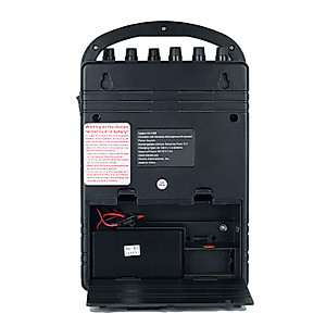 Hisonic HS120B Rechargeable & Portable PA (Public Address) System with Built-in UHF Wireless Microphone (1 Handheld +1 Belt-pack)