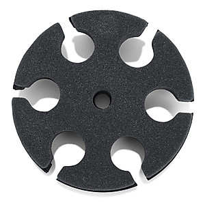 Gator Frameworks Mic Stand Adapter to Hold up to 6 Microphones; Fits Both Wired and Wireless (GFW-MIC-6TRAY) Black