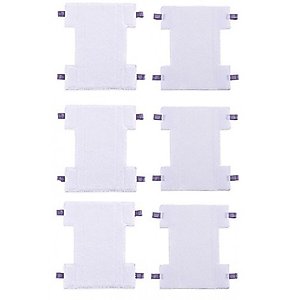 Synonymous compatible Shark replacement pads for use with Shark hard floor attachment, Compatible with microfiber Shark dust away pad p200w (6 Pack)