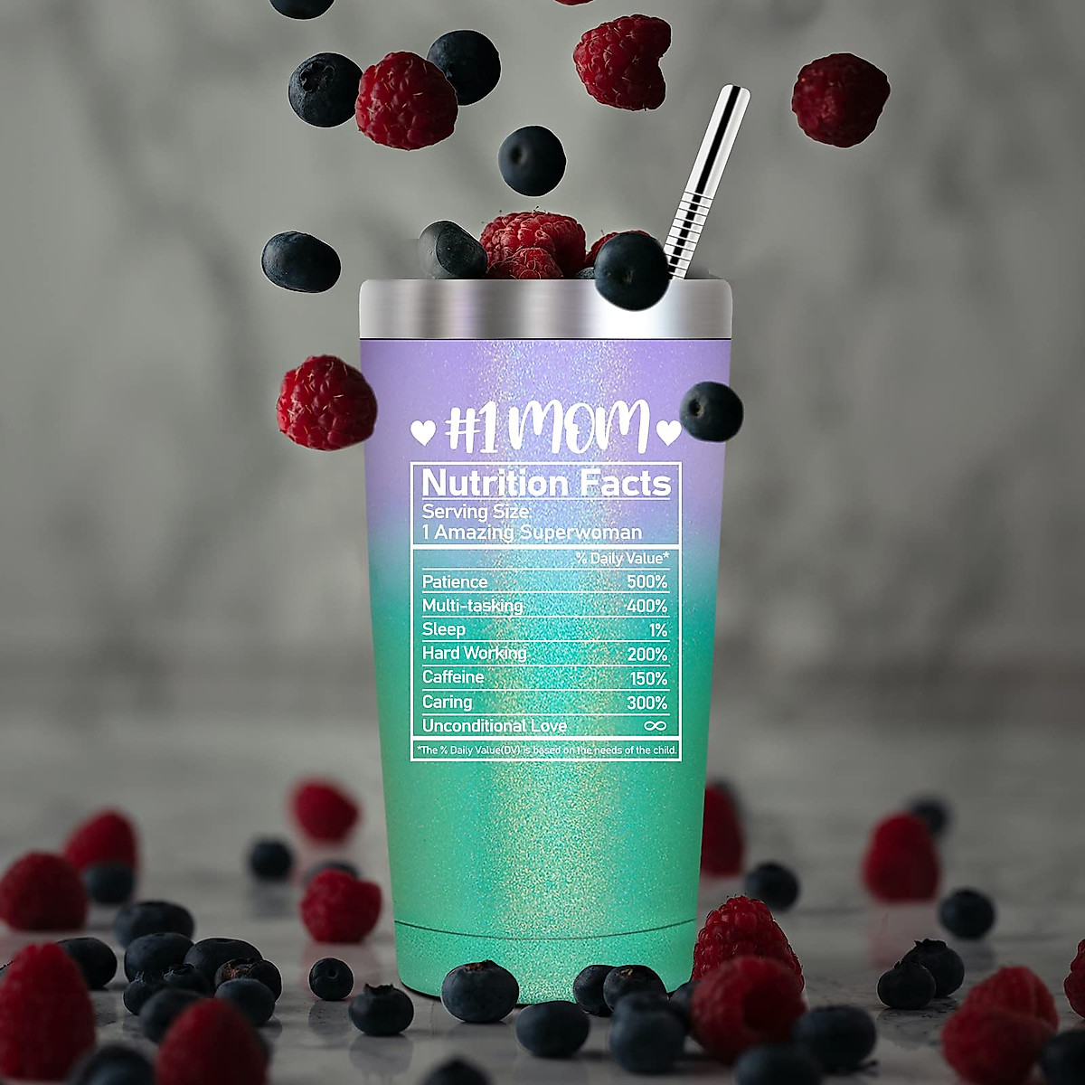 SpenMeta Gifts for Mom - Birthday Gifts for Mom from Daughter, Son - Funny Christmas Presents for Mother, Mothers Day Gift - 20oz Vacuum Insulation Mom Tumbler