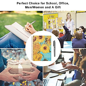 SEEK42 Hardcover Spiral Notebook Journal, Ruled Lined Journal 300 Pages, Famous Painting Durable Hardcover 20211206SFL 0