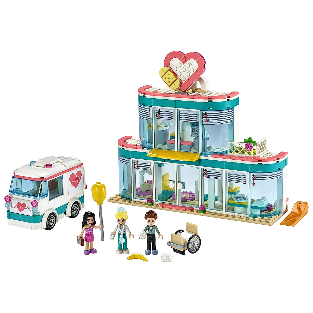 LEGO Friends Heartlake City Hospital 41394 Best Doctor Toy Building Kit, Featuring Friends Character Emma, New 2020 (379 Pieces)