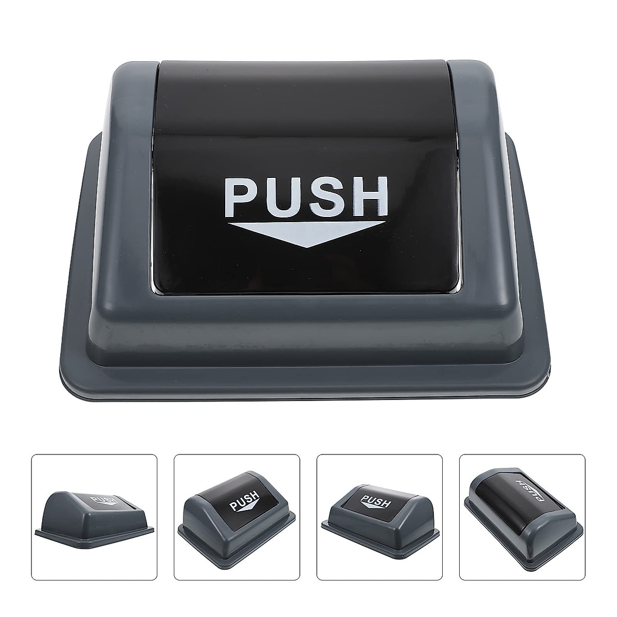 EXCEART Plastic Trash Bin Trash Lids Bin Trash Cover Garbage Flipping Cover Trash Plastic Trash can Replacement Garbage Lid Practical