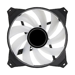 Zalman IF120 Infinity Mirror ARGB 120mm Case Fans, Silent 3-Pin Addressable RGB Fans for Computer Case & Liquid Radiator, 1200RPM Smooth and Silent Fans, 55.2 CFM, ARGB Controller Included (3 Pack)