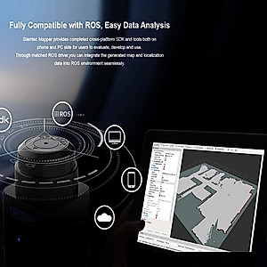 youyeetoo Slamtec RPLIDAR SLAMTEC M2M2 TOF Laser Scanner Kit 40 Meters Scanning Radius LIDAR Sensor for Map Construction and Navigation of Robots