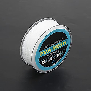 Trap Bait Bag PVA, at All Seasons Bait Bag Protect Fish Net Accessory Tools for Nesting(25mm*5m)