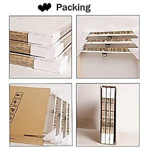 ArtKissMore Tropical Palm Tree Wall Decor - Black and White Hawaii Beach Canvas Wall Art Pictures Framed for Home Bathroom Bedroom Living Room Wall Decor Framed 12"x16"x3pcs