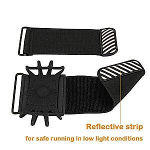 Walking Wristband/Arm Band WANPOOL Phone Holder for 4.5-6 Inch Phones, Compatible with iPhone 15 Pro Max, 14 Plus, 13 Pro, 12, 11, XR, SE and More