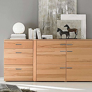 Aybloom Cabinet Handles - Pack of 30 Stainless Steel Brushed Satin Nickel Finish Hollow Tube T Bar Drawer Pulls for Kitchen Furniture Hardware