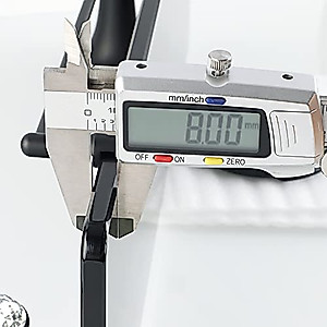 Alise 16-Inch Glass Shelf Bathroom Shelves Dresser Glass Storage Rack Wall Mount,Black Finish