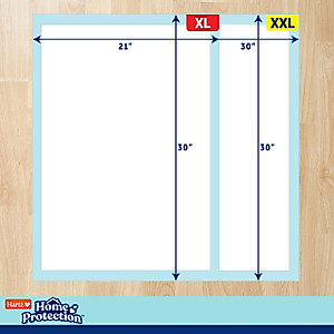 Hartz Home Protection Mountain Fresh Scented Dog Pads, XL 60 Count, Super Absorbent & Won't Leak, Odor Eliminating