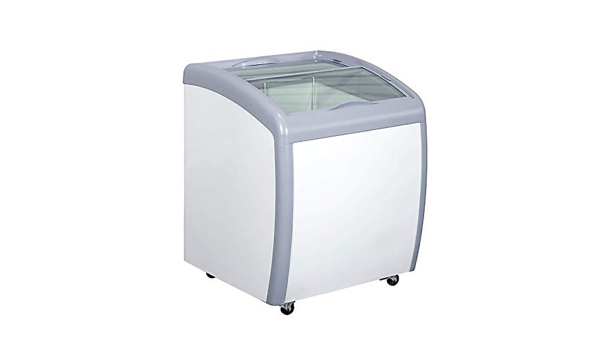 Ancaster 160L Glass Top Ice Cream Freezer