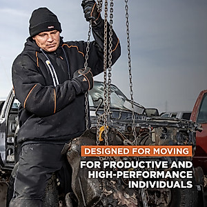 RefrigiWear PolarForce Pullover Sweatshirt, Insulated Hoodie, (Black), (Large)