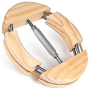 YESCRIBIR Hat Stretcher 4 Way Hats Expander Fitted Hat Size 7 1/2 to 10 5/8 Wooden Hat Maintainers for Fedora Cowboy Hats