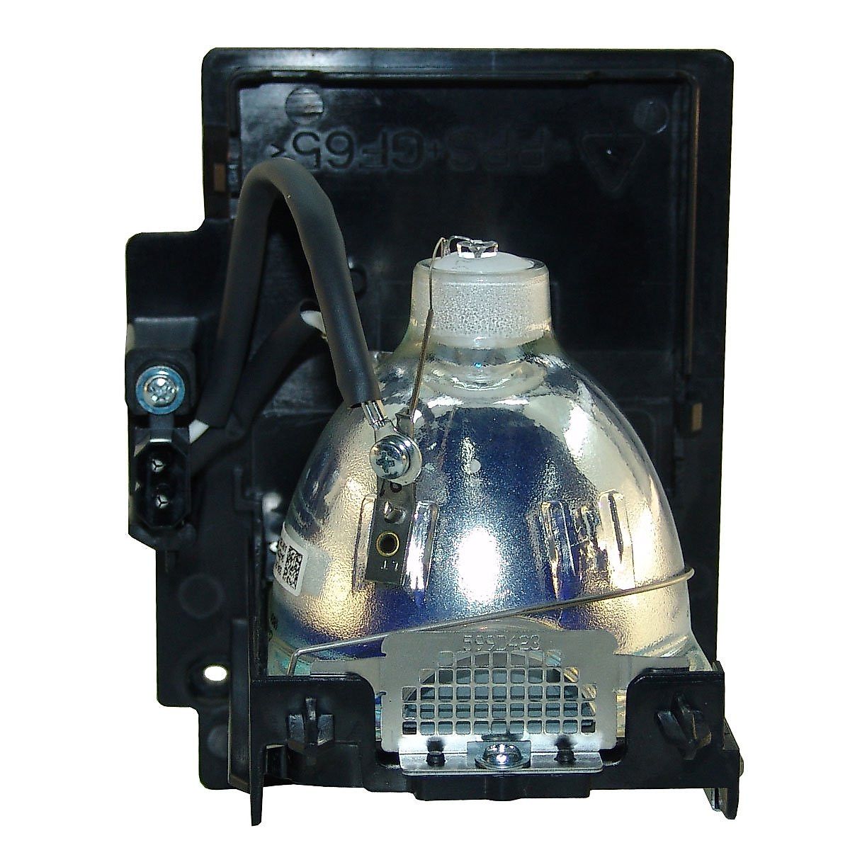 AuraBeam Professional 915B455011 Replacement Lamp with Housing for Mitsubishi WD-73640 (Original Philips Bulbs Inside)