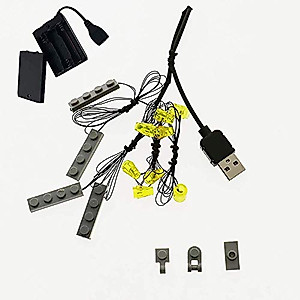 T-Club Led Light Kit for Lego 31109 Creator 3 in 1 Pirate Ship Inn & Skull Island Model Building Blocks(Not Include Lego Model)