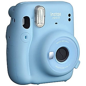 Fujifilm Instax Mini 11 Instant Camera - Sky Blue 4.8" x 4.2" x 2.6"