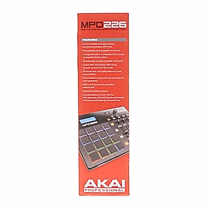 AKAI Professional MPD226 - USB MIDI Controller with 16 RGB MPC Drum Pads, Fully-Assignable Production-Ready Controls, and Production Software Package