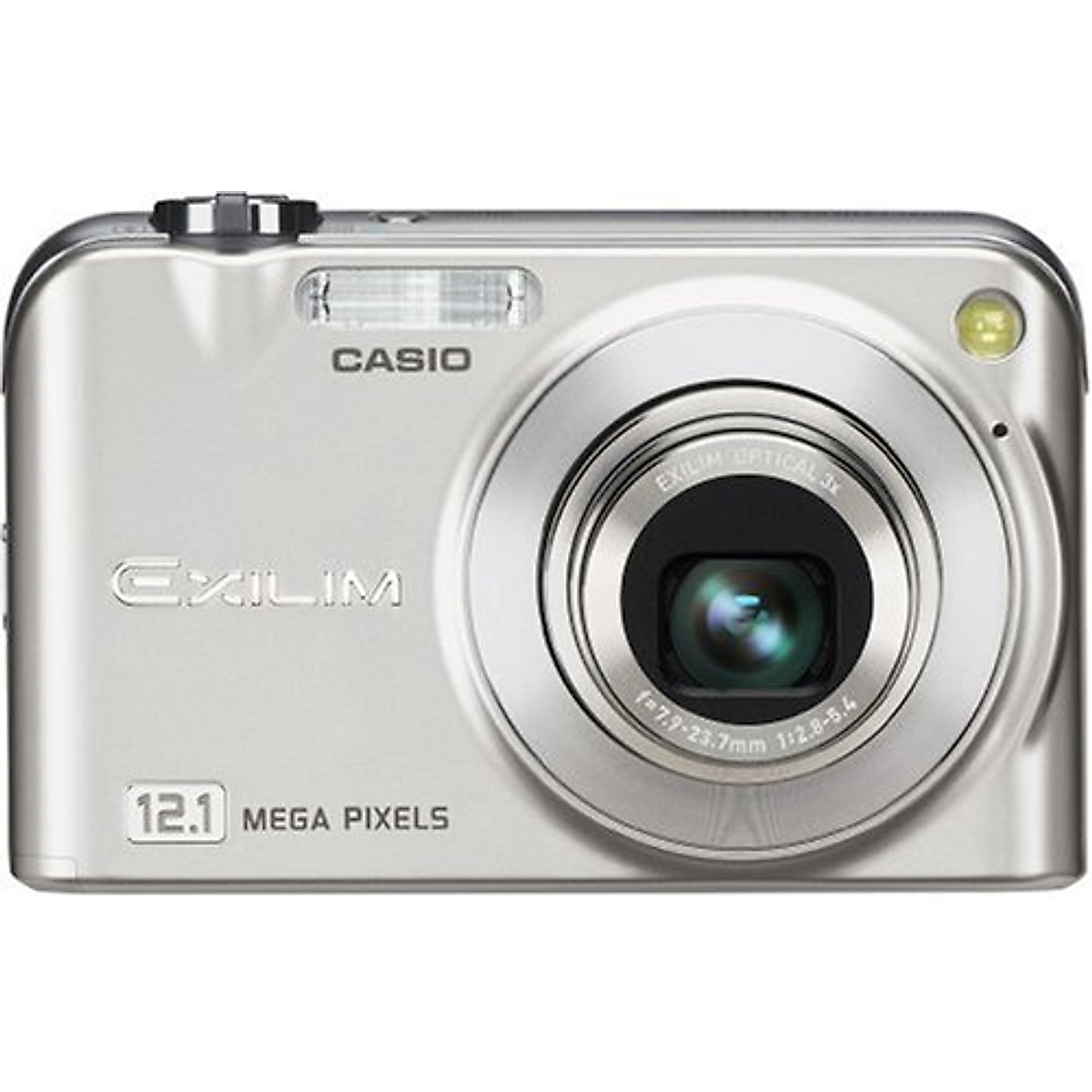 Casio EXILIM ZOOM EX-Z1200 - Digital camera - point and shoot - 12.1 Mpix - optical zoom: 3 x - supported memory: MMC, SD, SDHC - silver
