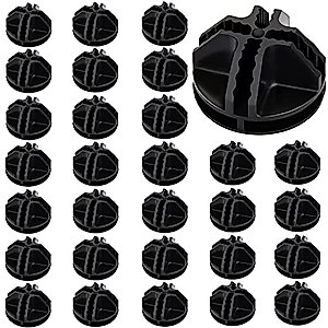 HPWFHPLF 30 PCS Wire Cube Connectors, Plastic Corner Connectors for DIY Cube Storage Shelves Organizer Closet Wire Shelves, Connector Wire Grid Cube Organizer