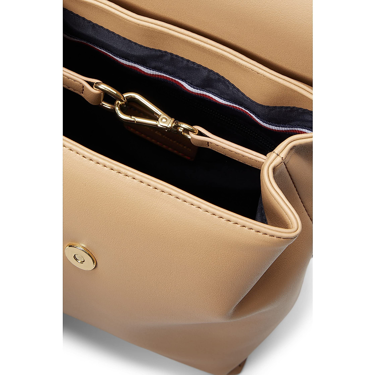 Tommy Hilfiger Rory Flap Backpack PVC Tannin One Size