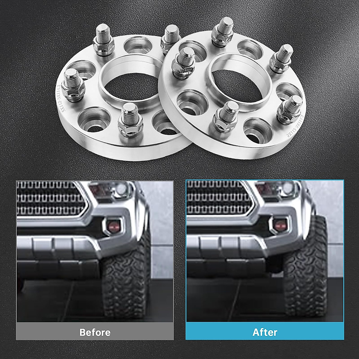 MOTORHOT 2Pcs 20mm Wheel Spacers Adapters 5x112mm to 5x114.3mm 5 Lug Hub 14x1.5 Studs 10 Lug Nuts Replacement for Audi 2008-2014 Mercedes-Benz 1994-2014 Maybach 2005-2012