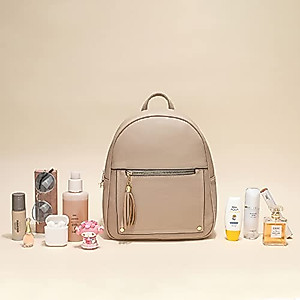 Montana West Anti Theft Backpack Purse for Women Backpack for Ladies with Secured Zipper & Tassel, MWC-104KH