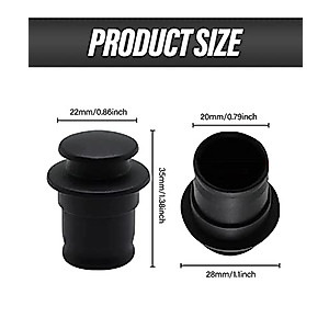 ESEWALAS 2 Pack Universal Cigarette Lighter Plug Cover,Dustproof Car Cigarette Lighter Cover Cap,Waterproof Car Accessory Car Cigarette Lighter Socket Plug Cover