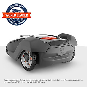Husqvarna Automower 430X Robotic Lawn Mower with GPS Assisted Navigation, Automatic Lawn Mower with Self Installation and Ultra-Quiet Smart Mowing Technology for Medium to Large Yards (0.8 Acre)