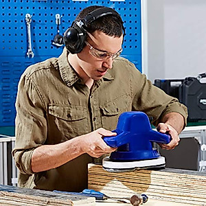 Amazon Basics Noise-Reduction Safety Earmuffs Ear Protection, One Size, Solid Black