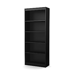 South Shore Axess 5-Shelf Bookcase - Black