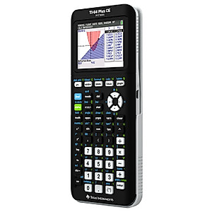 Texas Instruments TI-84 Plus CE Color Graphing Calculator, Black 7.5 Inch
