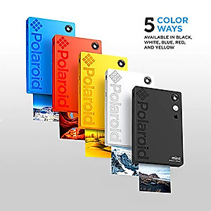 Zink Polaroid Mint Instant Print Digital Camera (Yellow), Prints on Zink 2x3 Sticky-Backed Photo Paper