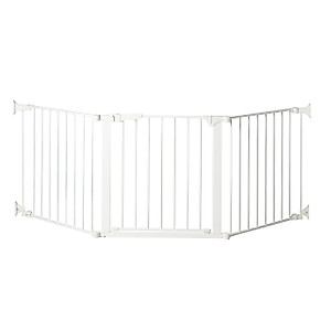KidCo G3000 Auto Close Configure Gate w/ 30" Door - Wide Area Baby Gate Enclosure (White)